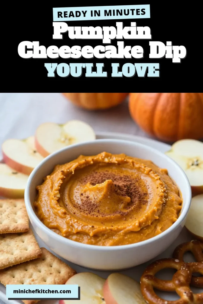 Pumpkin Cheesecake Dip Irresistible and Creamy Delight - mini chef kitchen